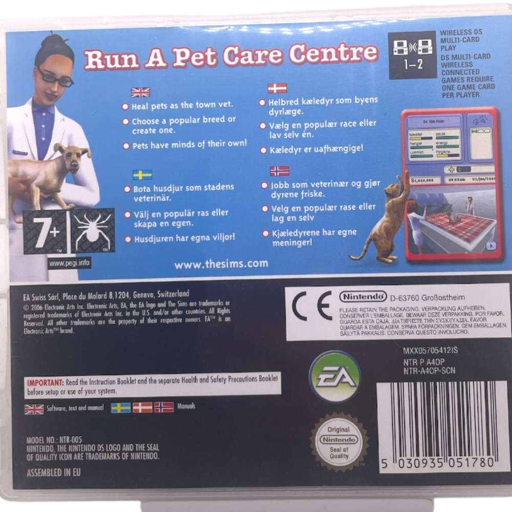 Nintendo DS SIMS 2 Pets - Own4Less